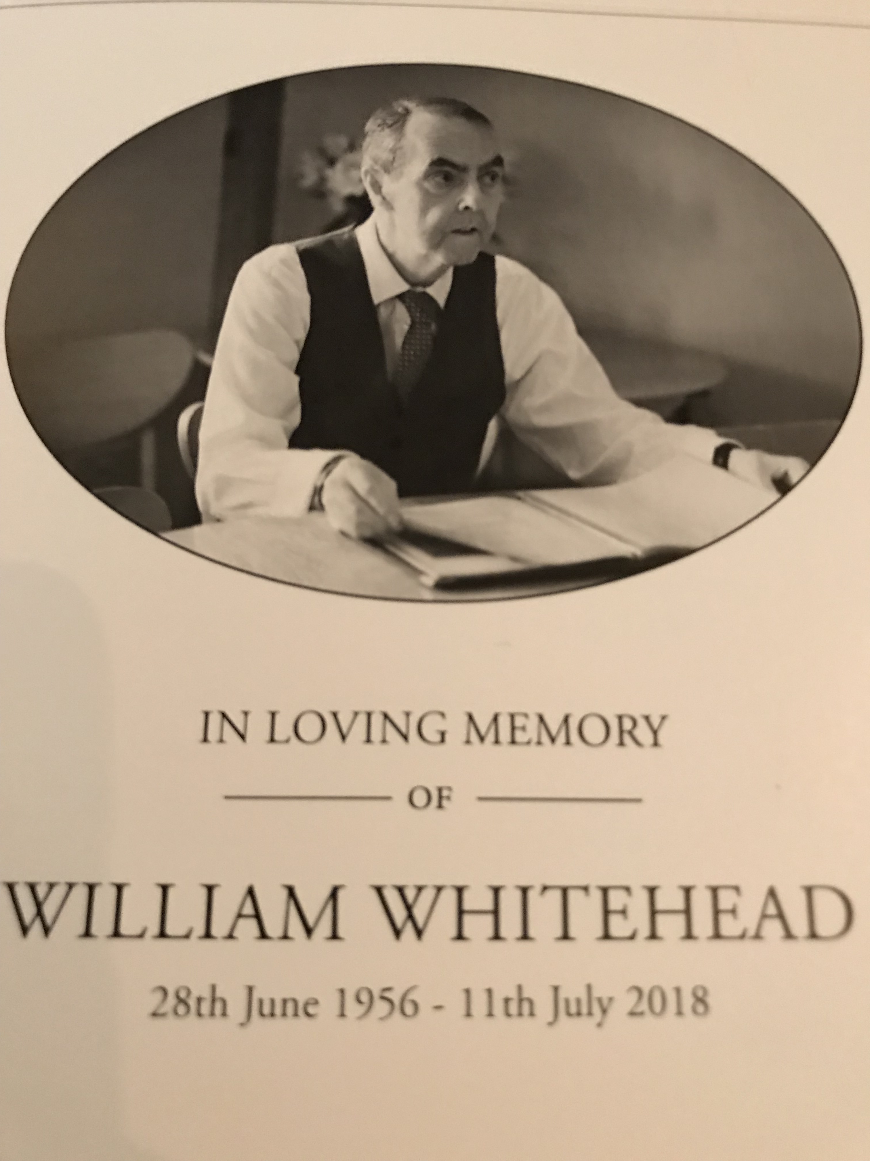 Bill Whitehead – well remembered. | AgeWage: Making your money work as ...